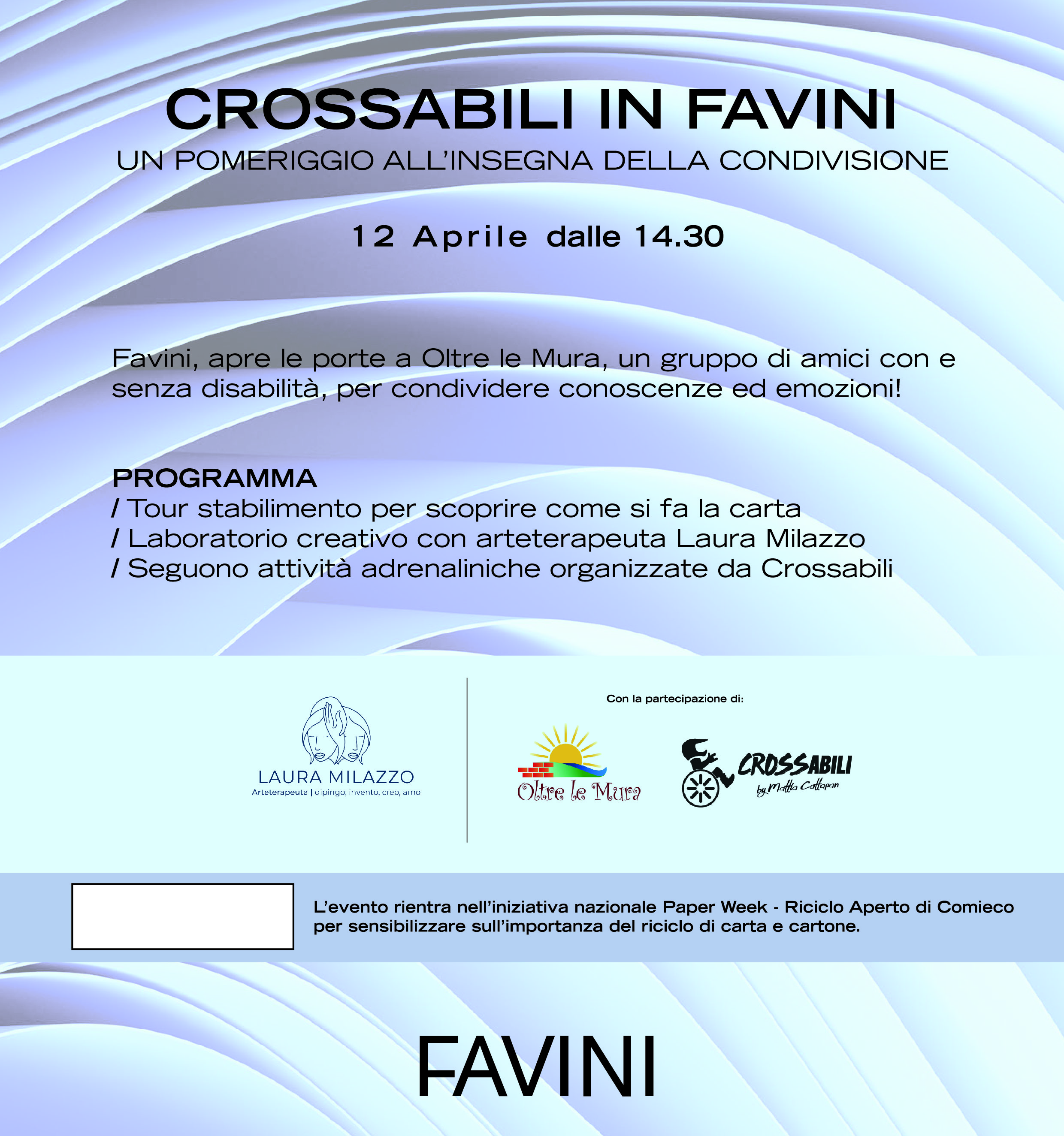 Crossabili in Favini - Comieco