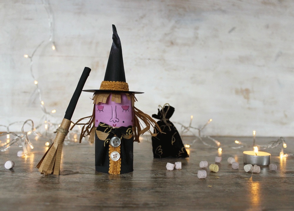 Tutorial Befana di carta - Comieco